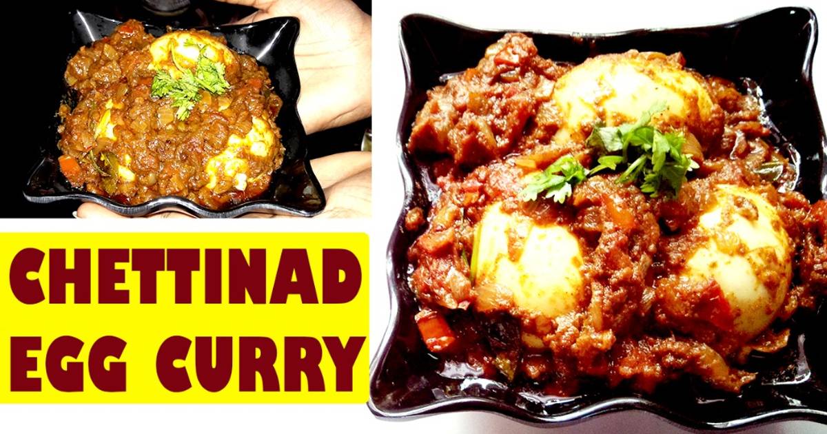 Chettinad Egg Curry Recipe by selfiesamayal - Cookpad