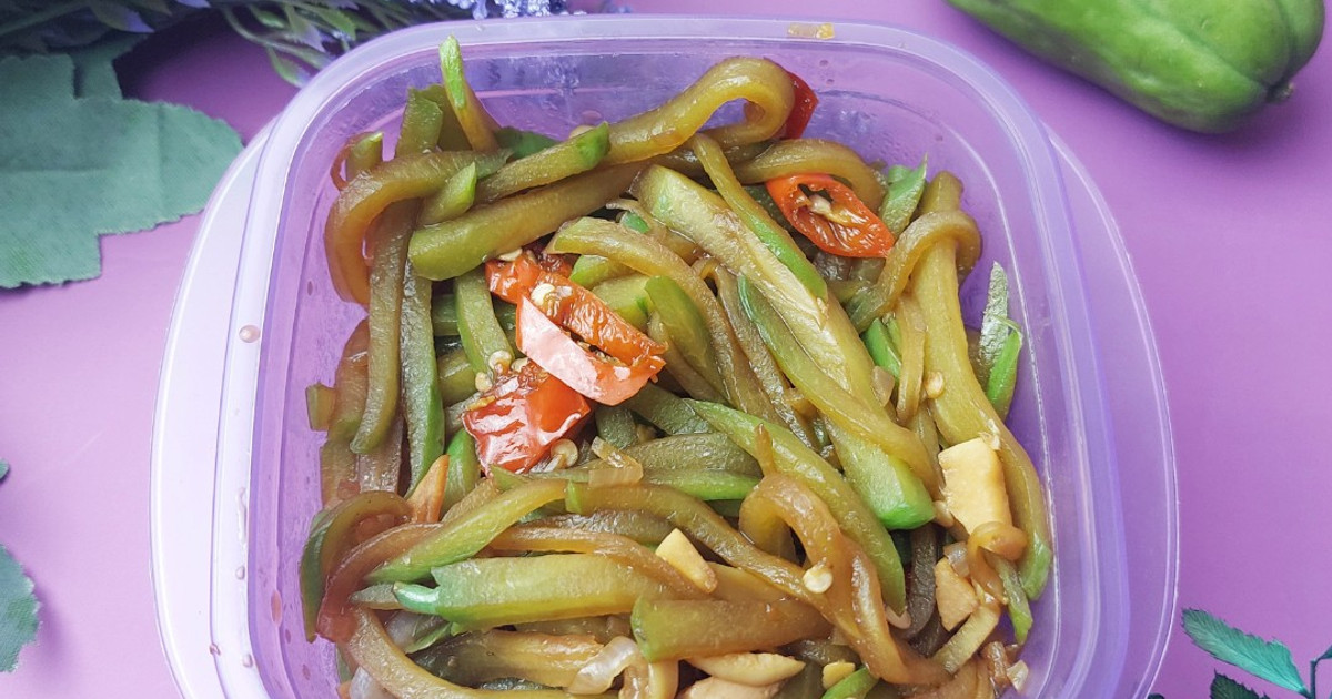 Resep Manisah / Manisa / Labu Siam Kecil Tumis Pedas Manis Untuk Diet ...