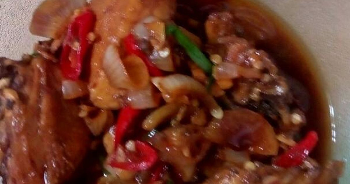Resep Ayam Kecap Saus Inggris oleh Dewi Ritasari - Cookpad