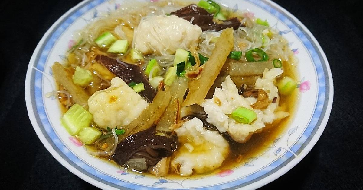 131 resep kuah tekwan sagu udang kering enak dan mudah - Cookpad