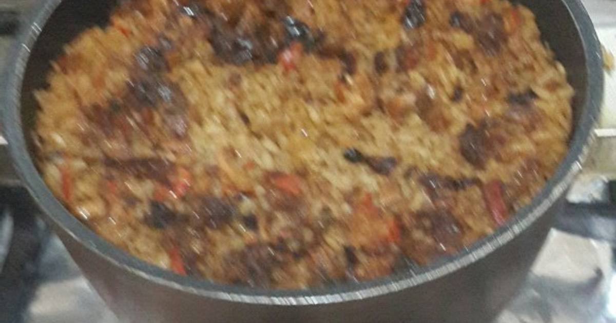 طريقة عمل رز احمر بالكابوريا على اصولها بطريقة سهلة وسريعة من Mady ...