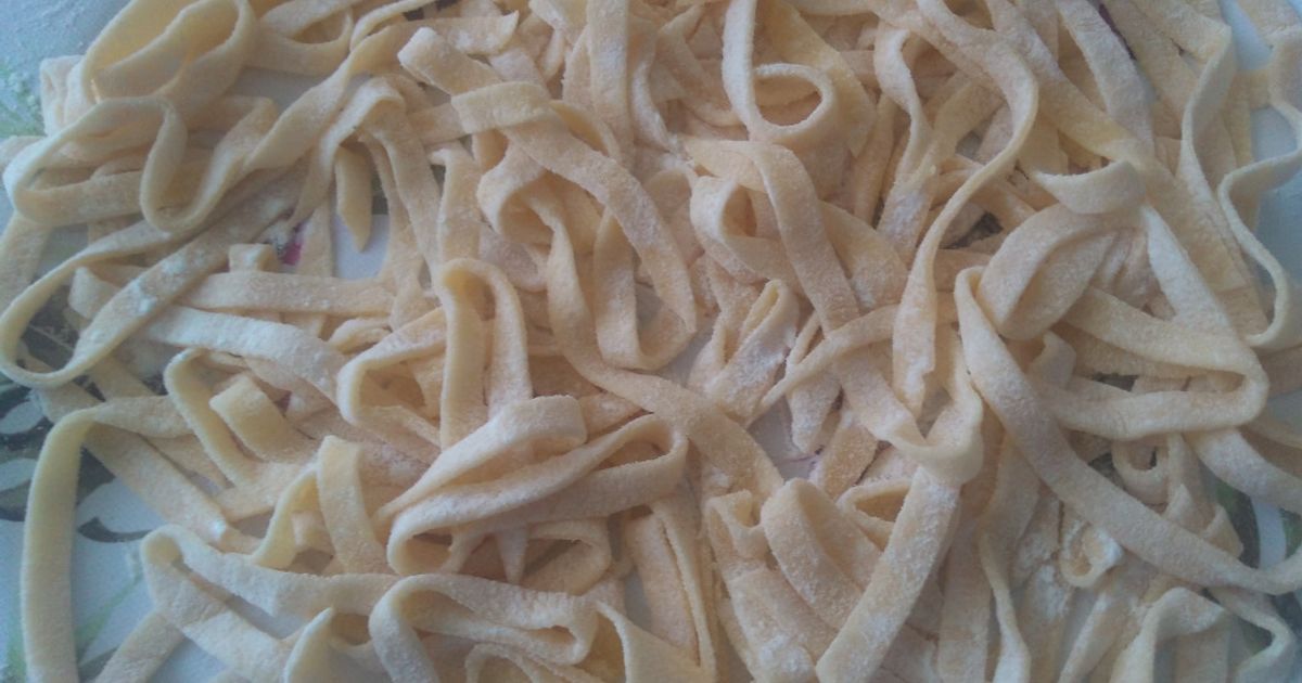 Tallarines Caseros (Masa De Pasta) Receta de Manu- Cookpad