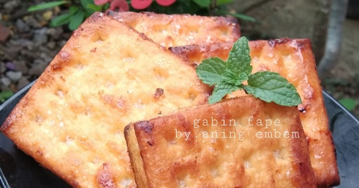 Resep kue cracker rumahan enak dan mudah - Cookpad