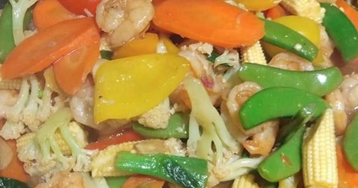 25 resep capcay udang paprika enak dan mudah - Cookpad