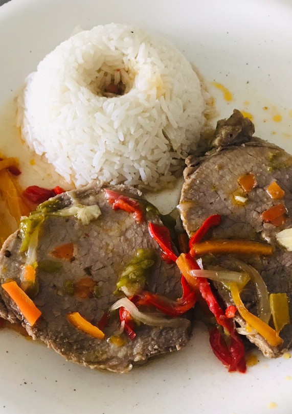 Pollo Ganso Mechado Receta de Patricia Quiroga Newbery- Cookpad