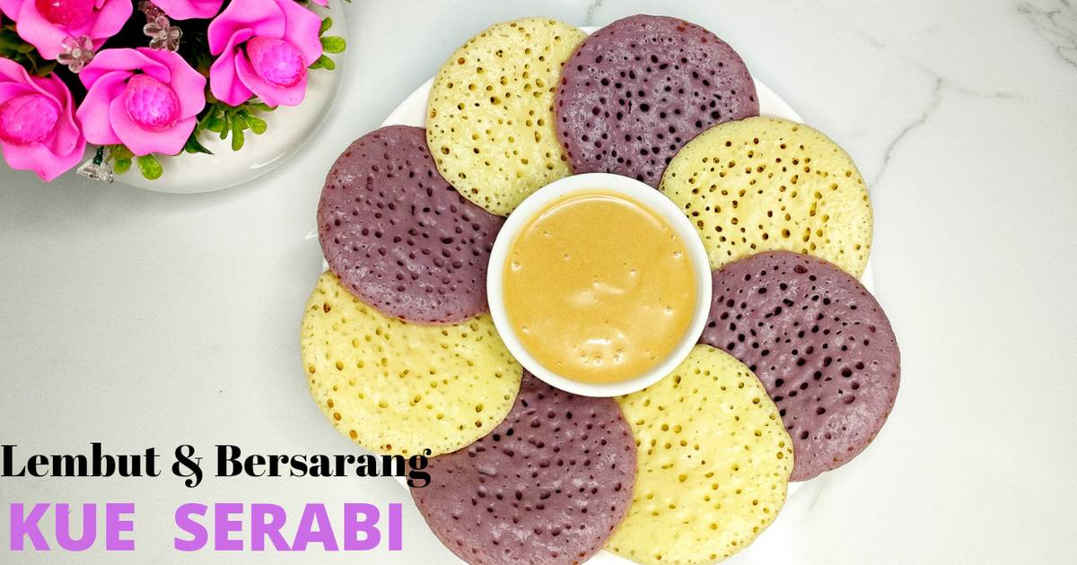 15 resep kue surabi ungu enak dan mudah - Cookpad