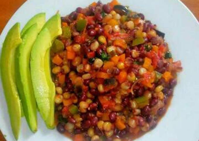 Githeri served with ovacado Recipe by Ruth M - Cookpad