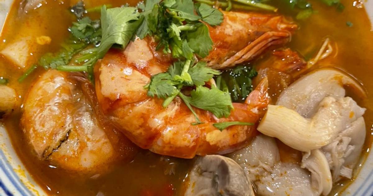 Resep Tom yam goong / tom yam udang oleh shy_kitchen - Cookpad