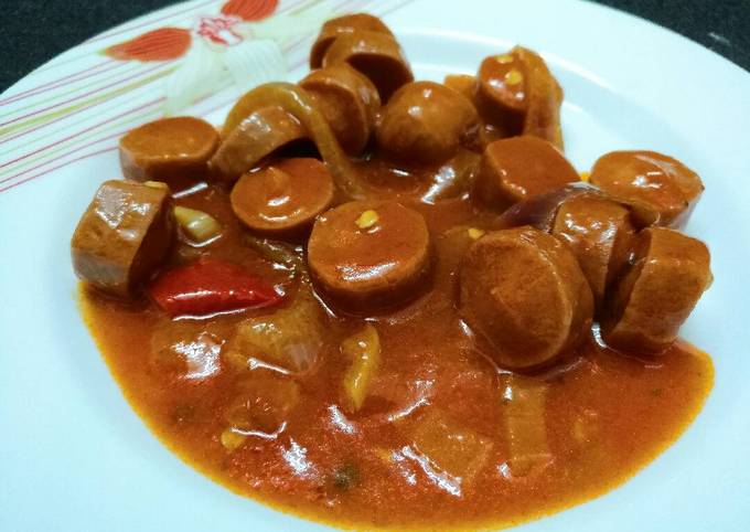 Resep Turkey frank saus asam pedas (sosis) oleh Hana Hanifah - Cookpad