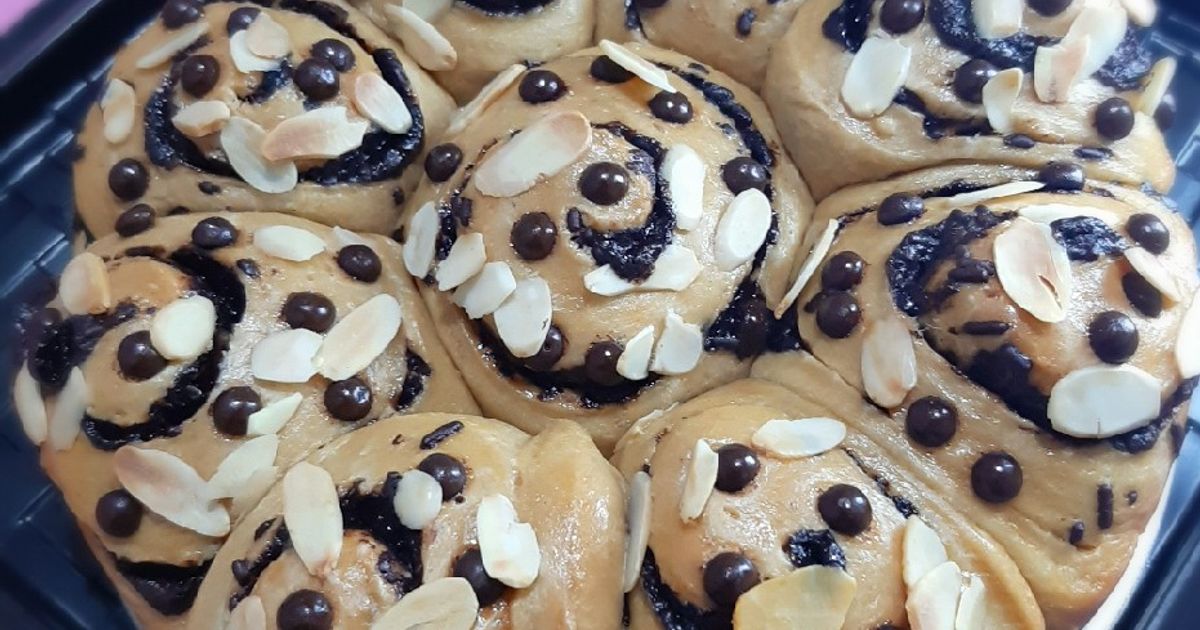 Resep 68.Coffee Choco Roll Bread oleh Rachma Waty1975 - Cookpad
