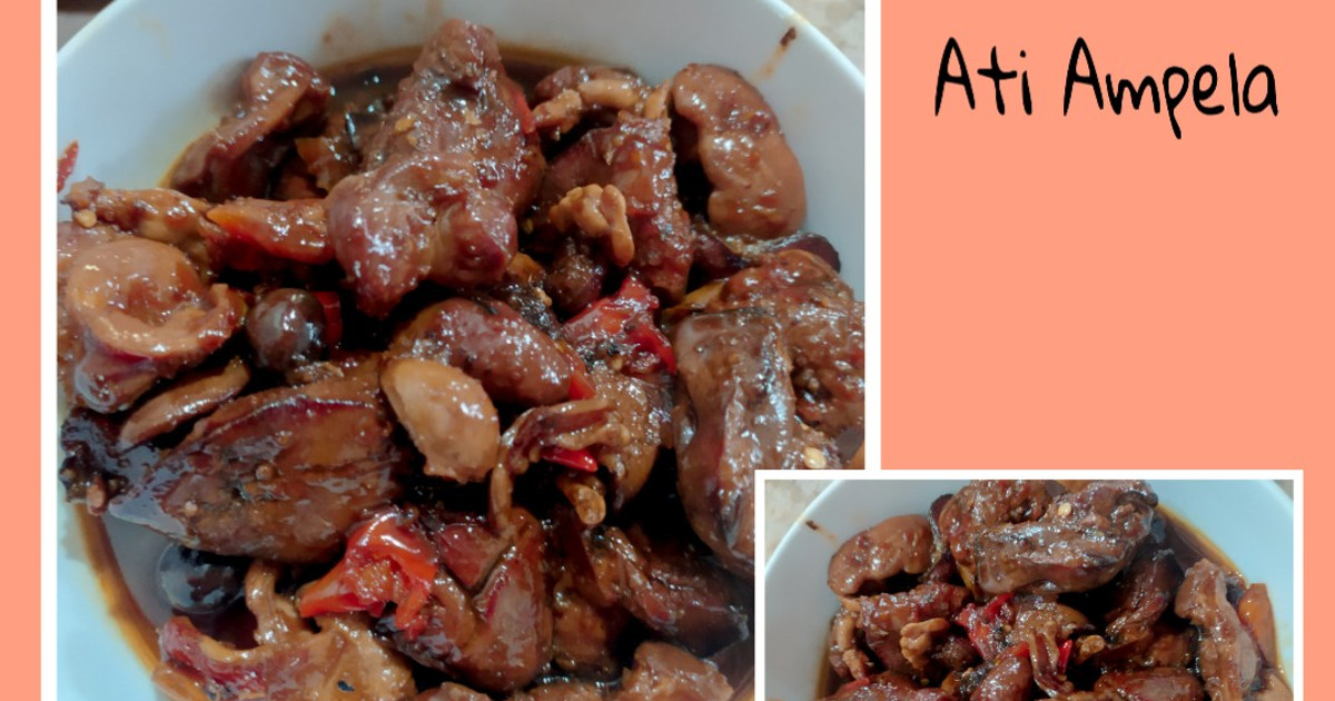 Resep Semur Ati Ampela oleh Rinaku - Cookpad