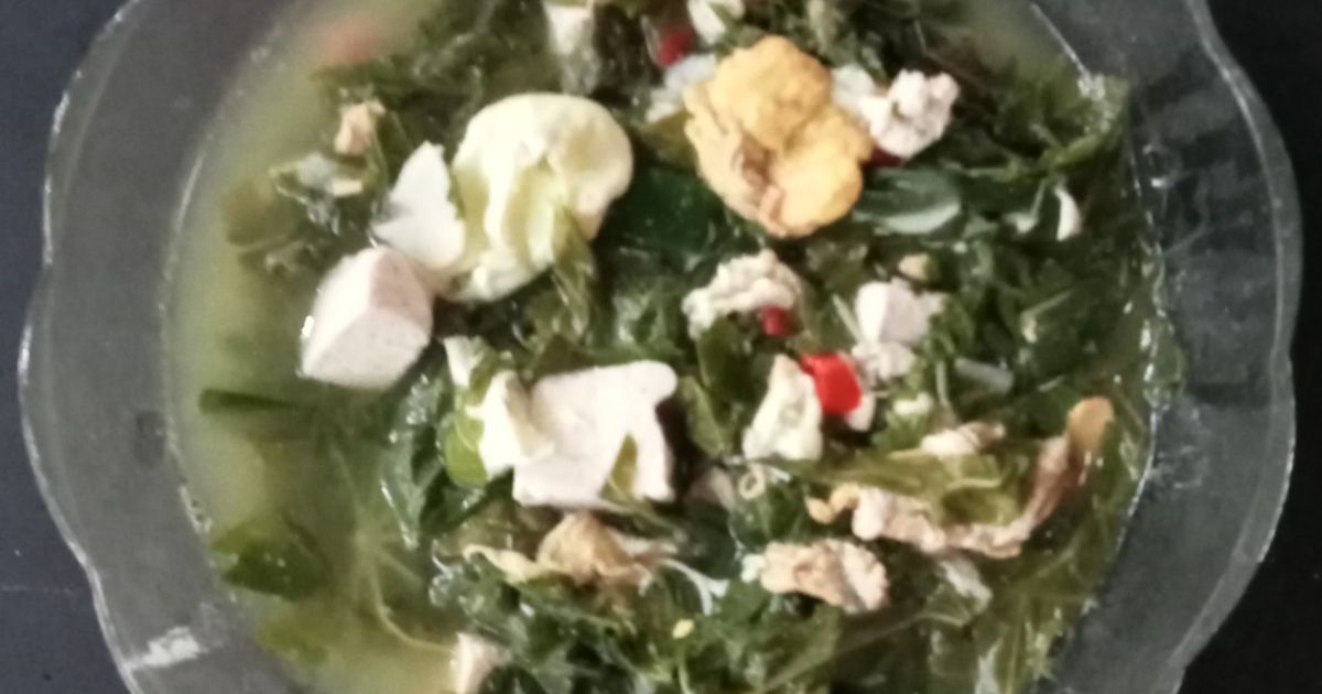 Resep Sayur Daun Singkong Plus Tahu Dan Telor oleh sulistiyo fadillah ...