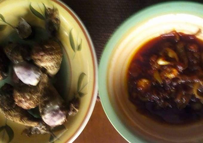 Boiled cocoyam with palmoil Recipe by Lilian eyan - Cookpad