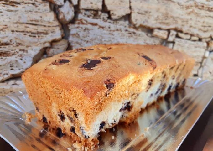 Budín con chips de chocolate 🍫 Receta de Jess Rios- Cookpad