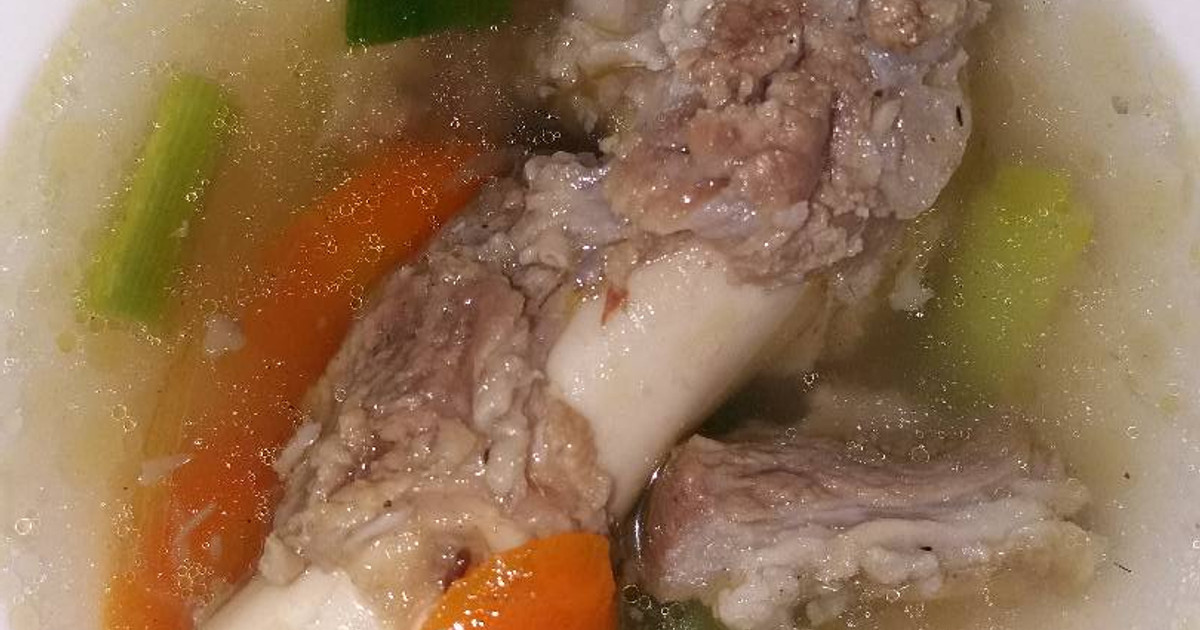 Resep Sop Tulang Kambing Di Tukang Sate 😂 oleh Nur Indah Septiani - Cookpad