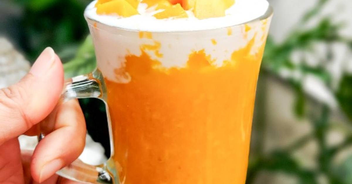 Resep 473. Mango Thai Drink 🥭 oleh Noona Hilda ️ - Cookpad