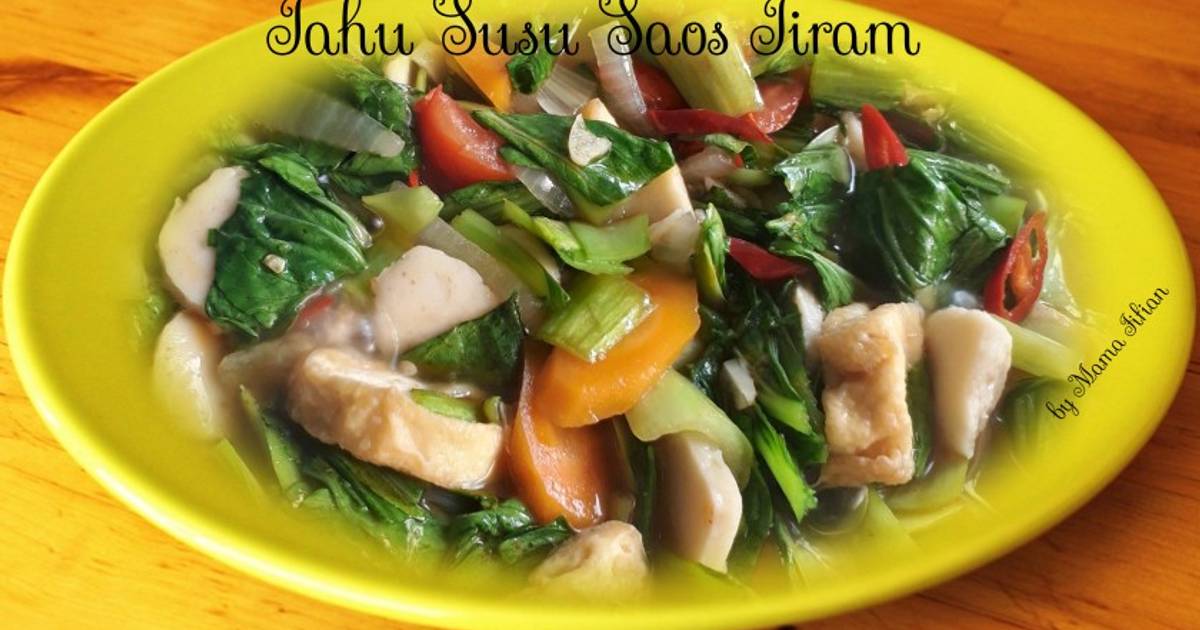34 resep tahu susu saos tiram enak dan mudah - Cookpad