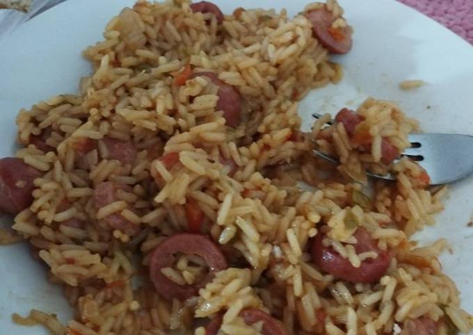 Guiso de pancho con arroz Receta de Ginifer Duarte- Cookpad