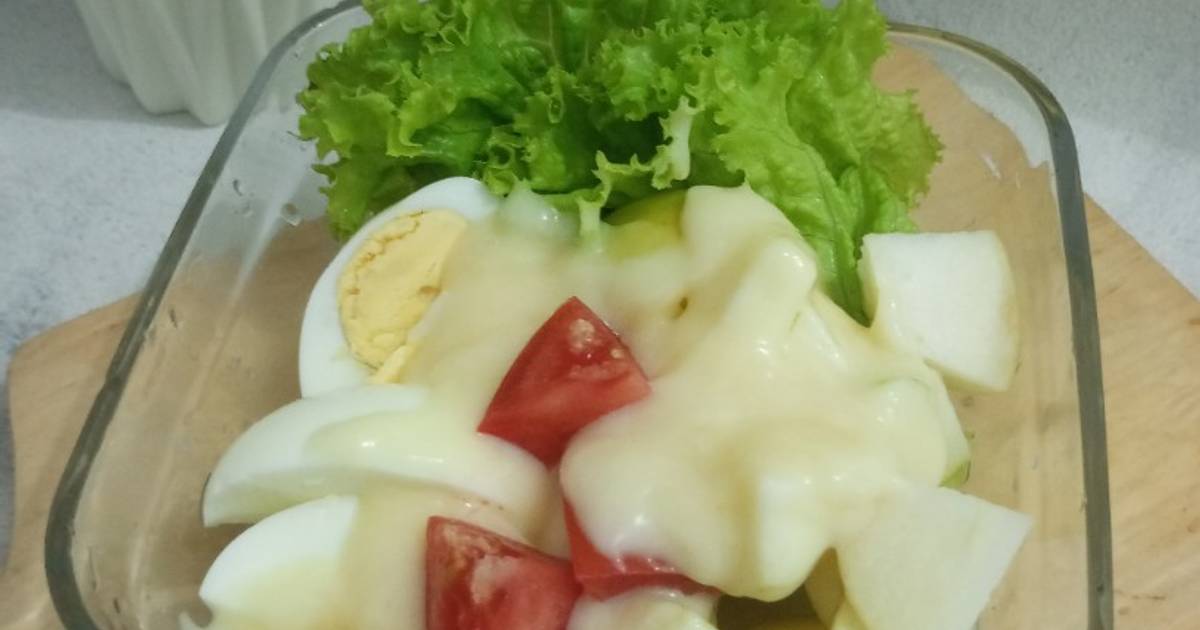 Resep Salad Telur Mayo Apel oleh Novi Oppie Indriana - Cookpad