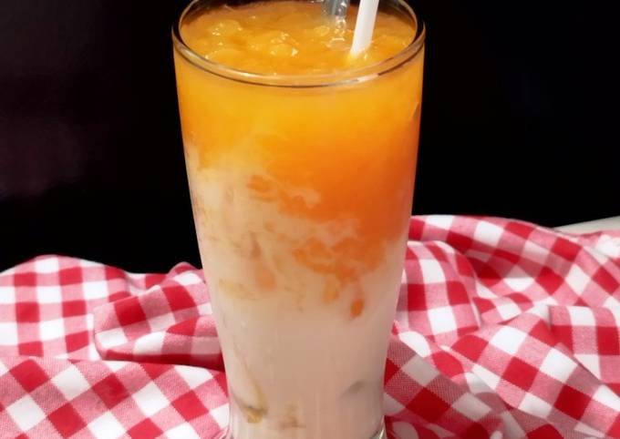 Resep Es Lumut Mangga Fiber Creme oleh Ike Yuanita Wijayanti - Cookpad