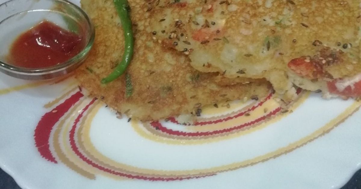Rice & Vegetable Chilla Recipe by Aruna Thapar - Cookpad