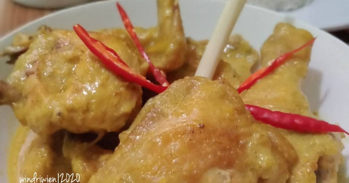 Resep Opor Ayam Bakar Oleh Windri Aries Ig Windriwien Cookpad