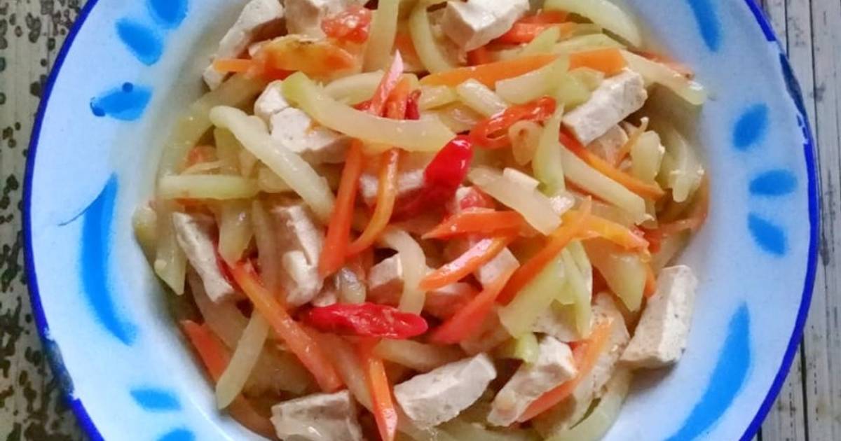 Resep Oseng Labu Siam Tahu oleh Pawon Simbok - Cookpad