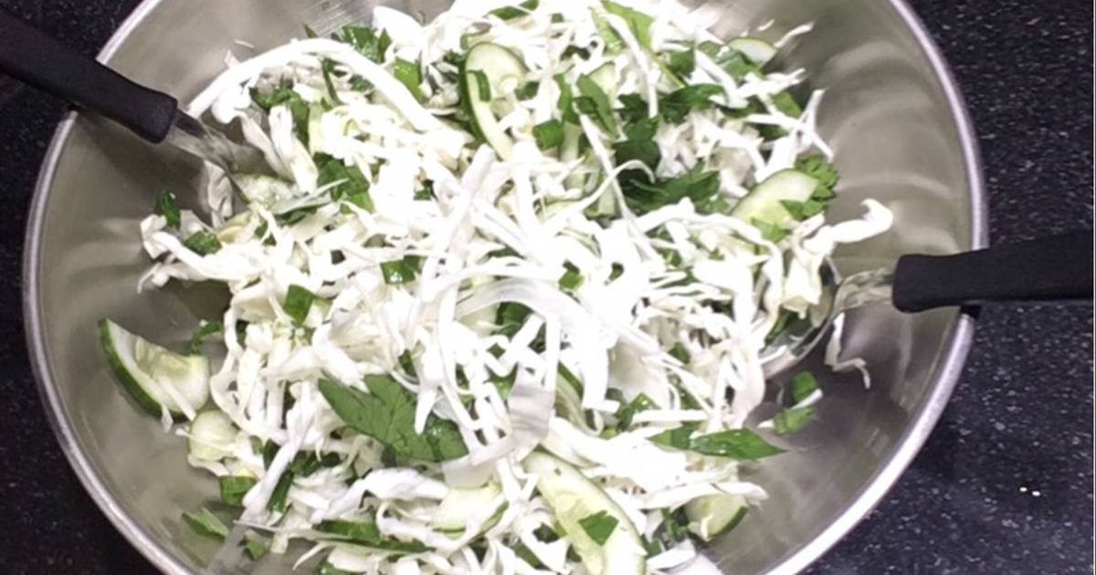 Ensalada de pepino y repollo - 100 recetas caseras- Cookpad