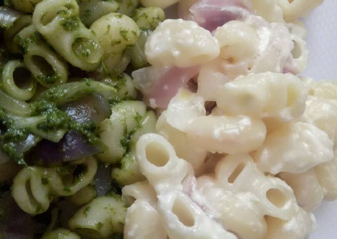 Combo pack =tangy mint +mild cheesy macrony Recipe by Hema Gandhi - Cookpad