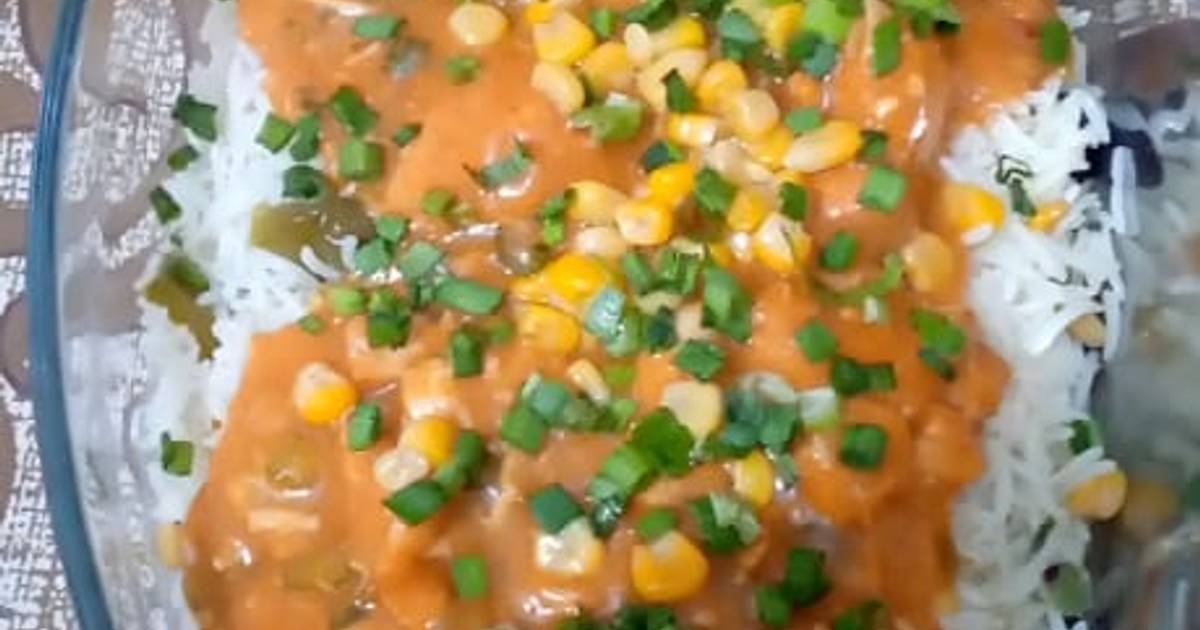 Chicken Corn 🌽 Rice Recipe by Wajiha Zafar - Cookpad