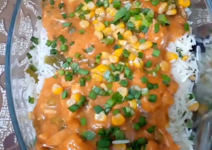 Chicken Corn 🌽 Rice Recipe by Wajiha Zafar - Cookpad