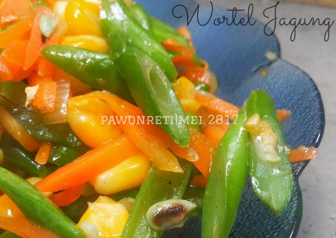 Resep Tumis Buncis Wortel Jagung oleh Retno Pujianti - Cookpad