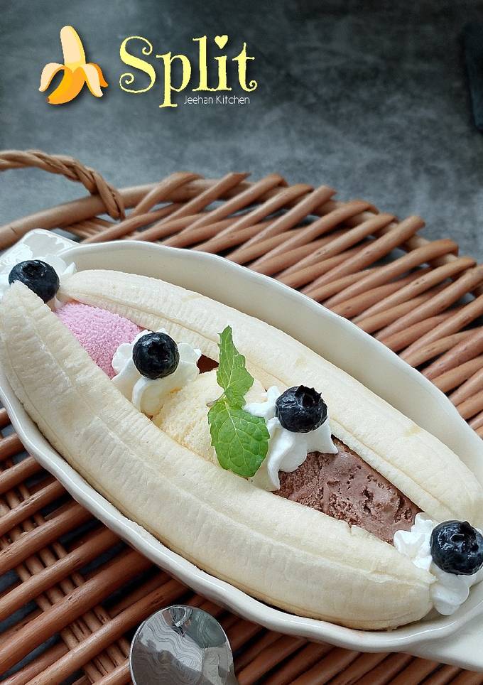 Resipi Banana Split oleh Jeehan Kitchen - Cookpad