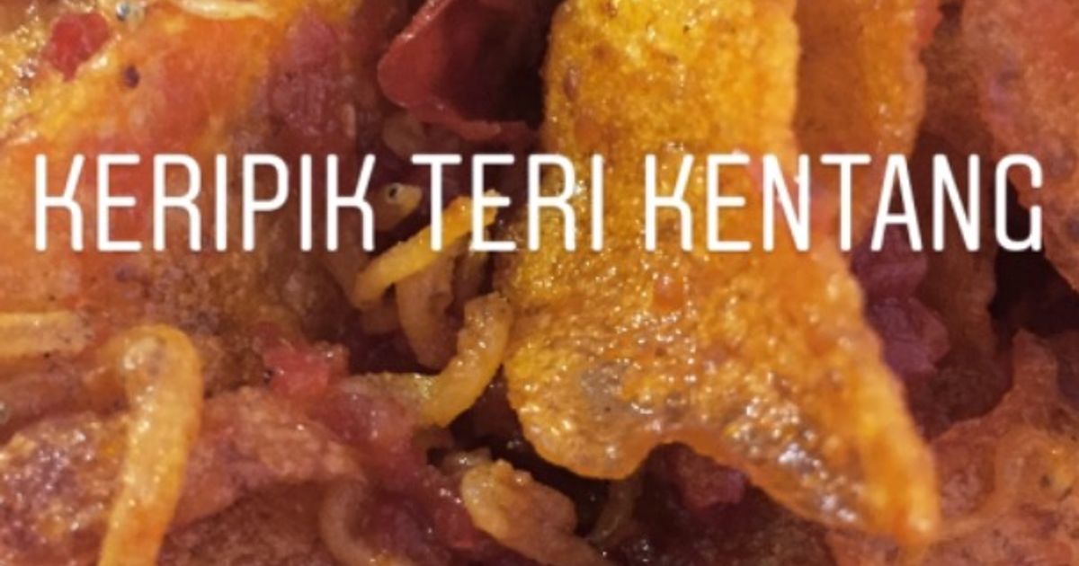 Resep keripik teri crispy rumahan enak dan mudah - Cookpad