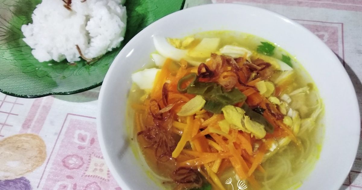 Resep Soto Ayam Simple oleh Maminya Triple 'O' - Cookpad