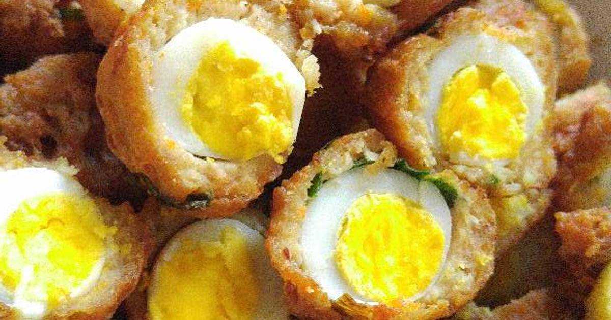 Resep bakso goreng isi telur oleh Yenlie Wang - Cookpad