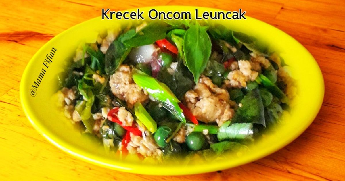 Resep Krecek Oncom Leuncak oleh Lanjarsih/Mama Fifian ( MasakanRumahan ...
