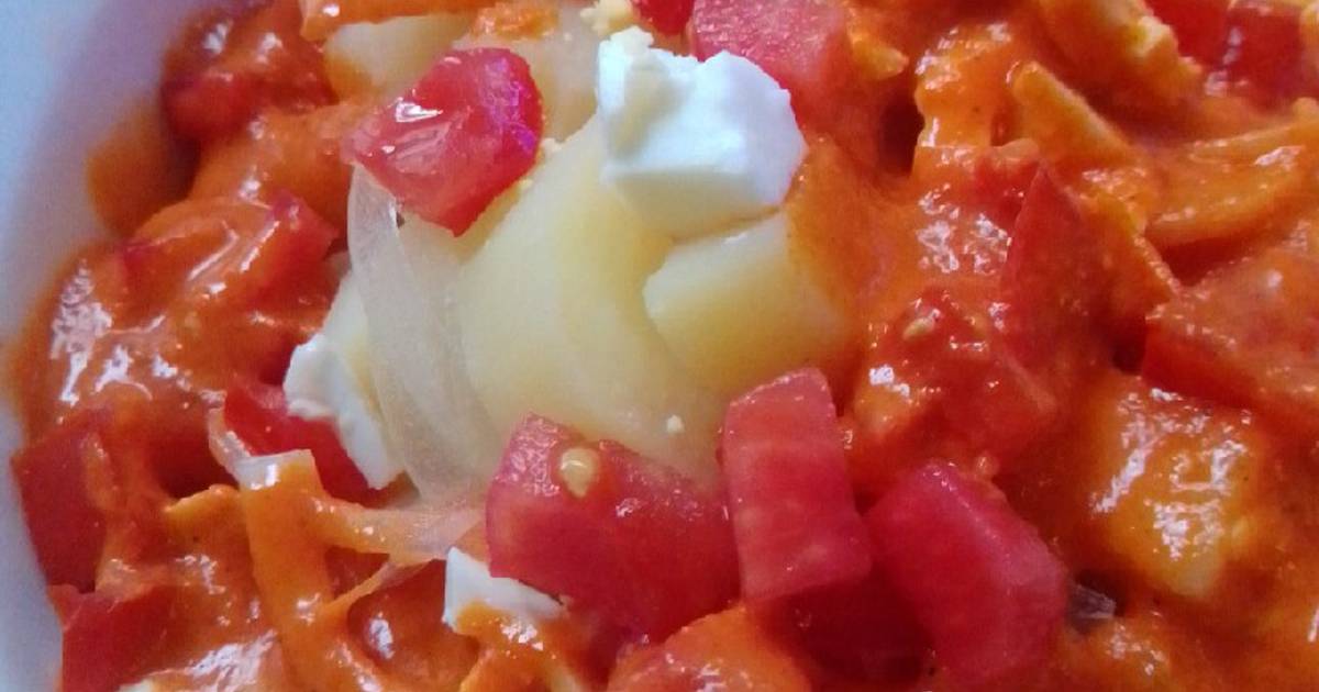 Ensalada de papa y tomate - 160 recetas caseras- Cookpad
