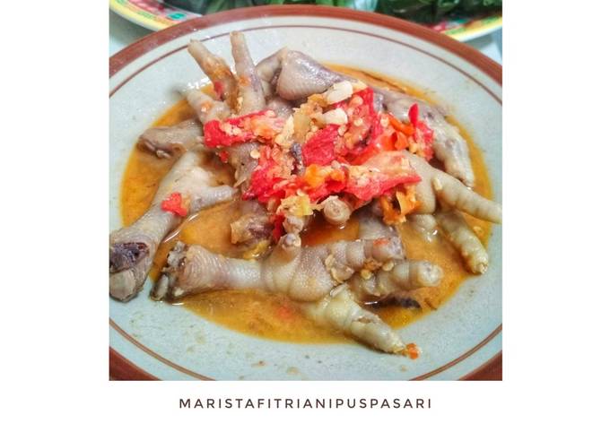 Resep Ceker Mercon oleh Marista Fitriani - Cookpad