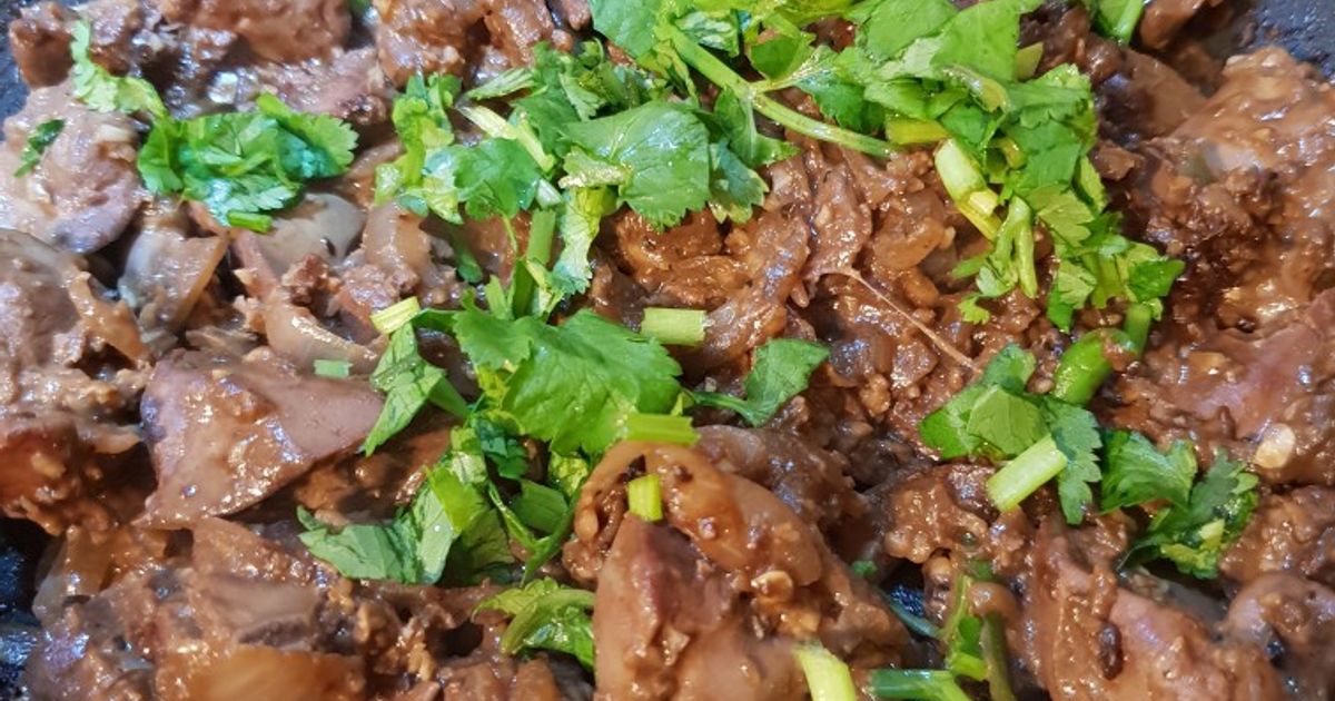 Chinese Chicken Livers Recipe by Sabby - Cookpad