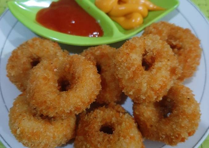 Resep Nugget Donut Ayam Kriuk oleh Evy Lukman - Cookpad