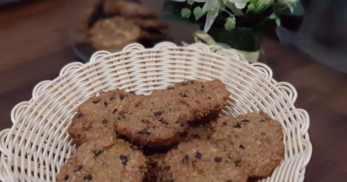 Resep cookies oat pisang tanpa margarin dan tepung terigu rumahan enak ...