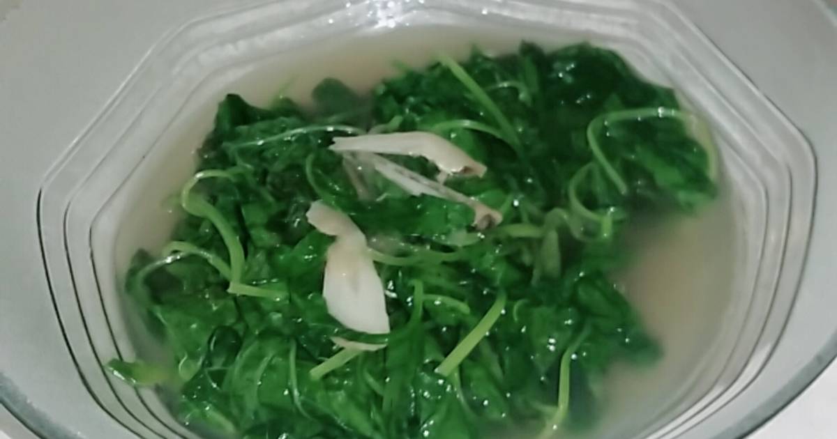 Resep Bening Bayam Praktis Hanya 5 Menit oleh Mrs. Padma - Cookpad