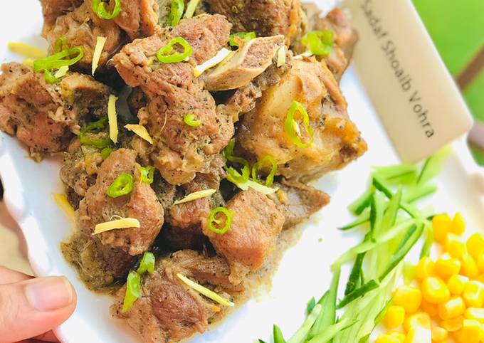 5 ingredient Peshawari Namkeen Boti Recipe by Sadaf Shoaib Vohra - Cookpad