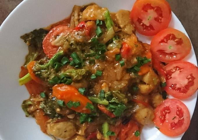 Resep Koloke Sayur saus pedas manis oleh kukuh putri - Cookpad