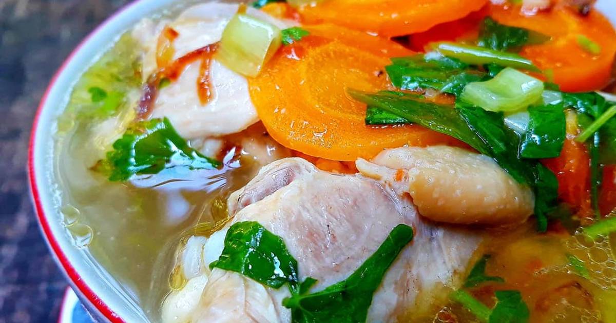 Resep Soup ayam sayuran oleh Nadine Chandra Nacha2019 - Cookpad
