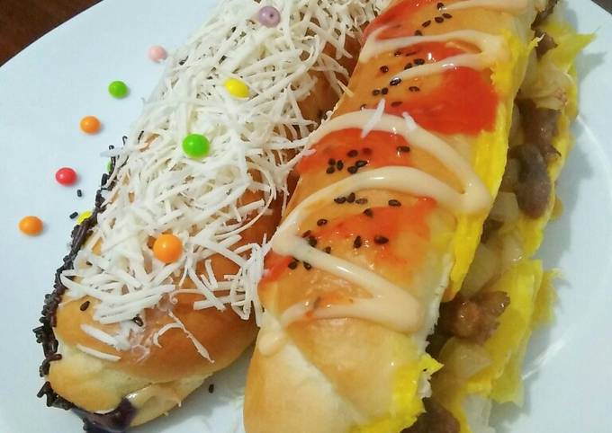 Resep Roti Isi Manis Dan Isi Daging Oleh Cisca Ae Cookpad