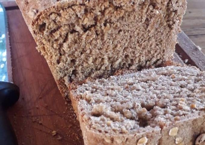 Pan 100% Integral Receta de Lau Rodríguez- Cookpad