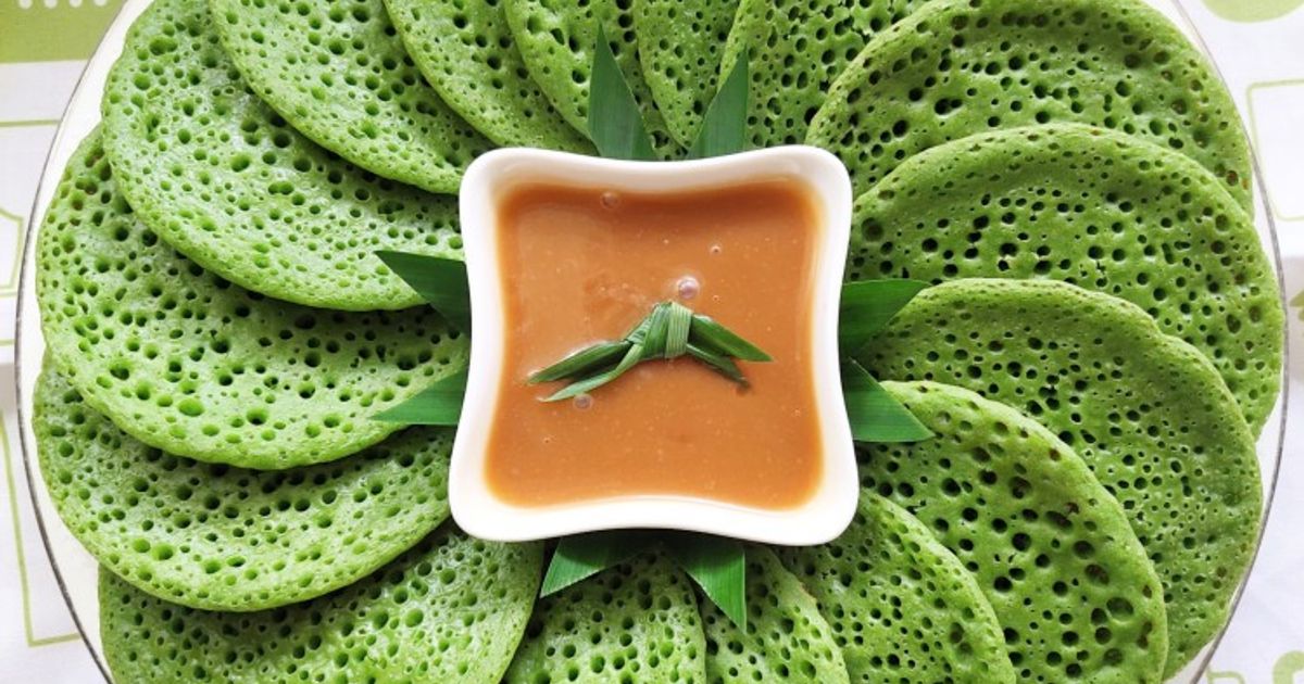Resep serabi tradisional pandan rumahan enak dan mudah - Cookpad