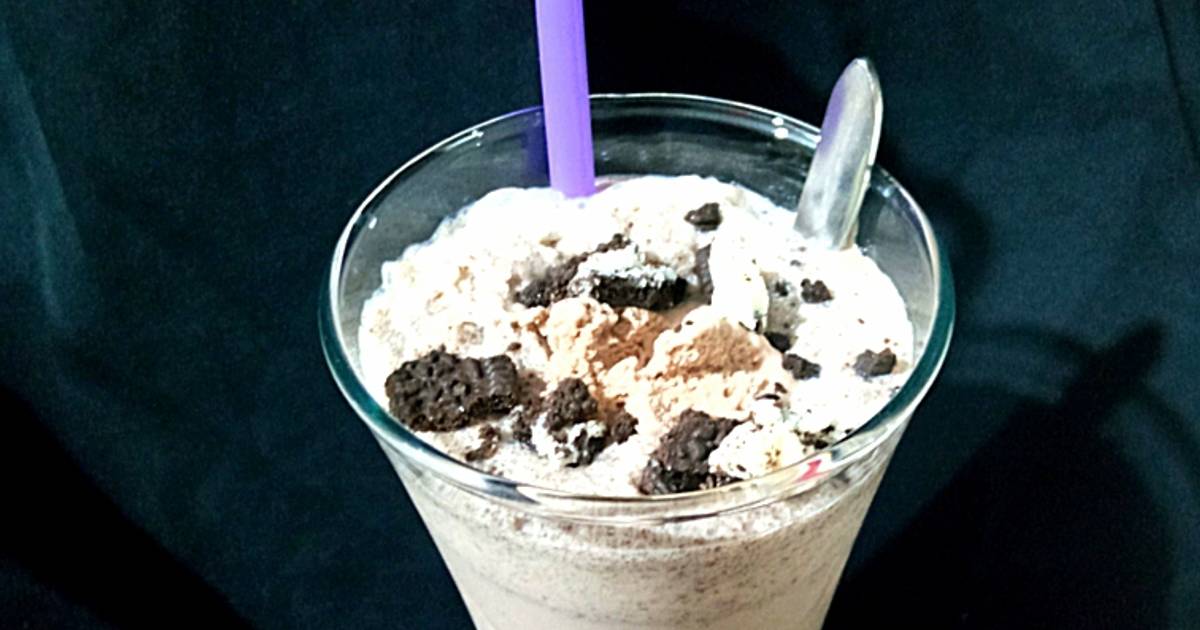 Oreo ice cream milkshake Recipe by Marium Wasim - Cookpad